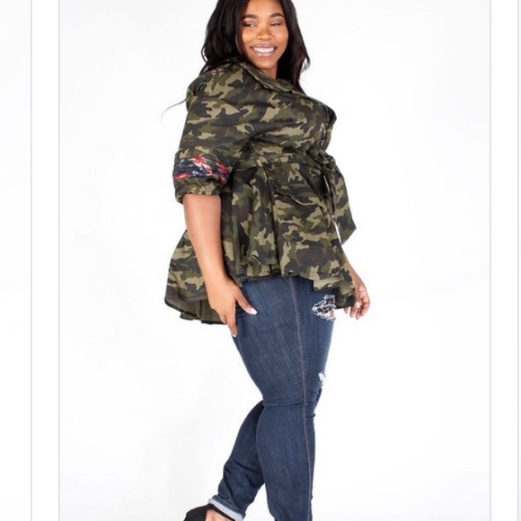 Jackets & Coats | New Plus Size Camo Jacket | Poshmark